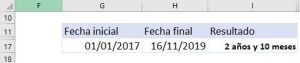 Funciones de fecha y hora en Excel